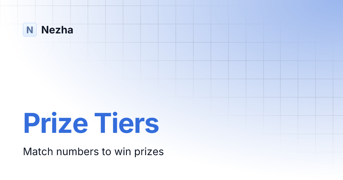 Prize Tiers | Nezha