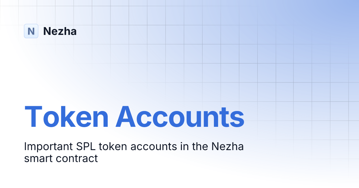 Token Accounts | Nezha